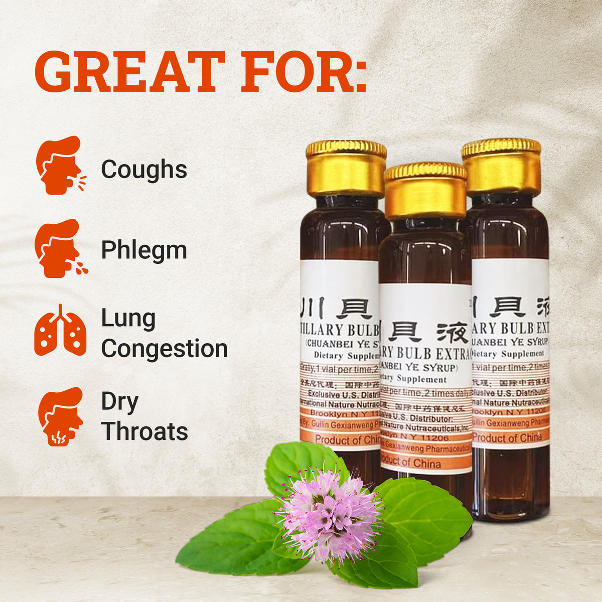 Fritillary Bulb Extract - Sweet, Delicious and Effective Oral Liquid D ...